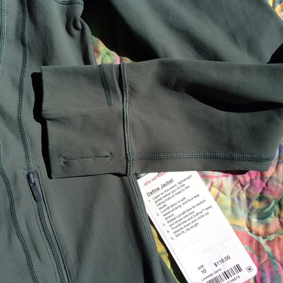 lululemon athletica | Jackets & Coats | Nwt Lululemon Luon Define ...
